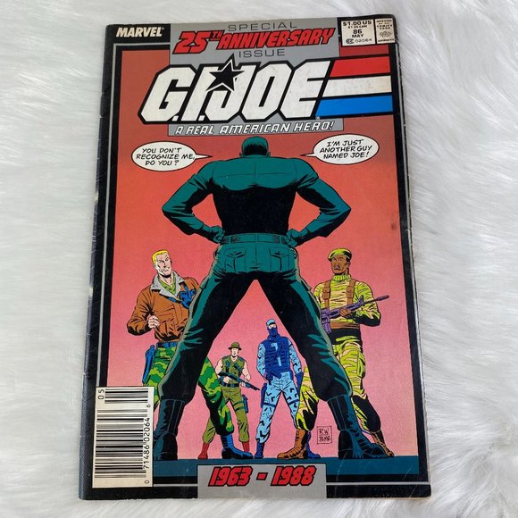 Vintage | Other | Gi Joe Comic Book 86 Marvel Gi Joe 25th Anniversary ...
